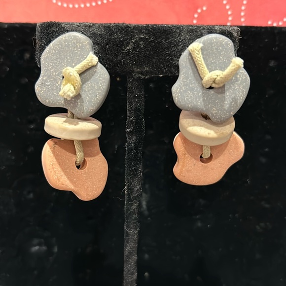 Vintage | Jewelry | Vintage Stoneworks Terracotta Tan Gray ...